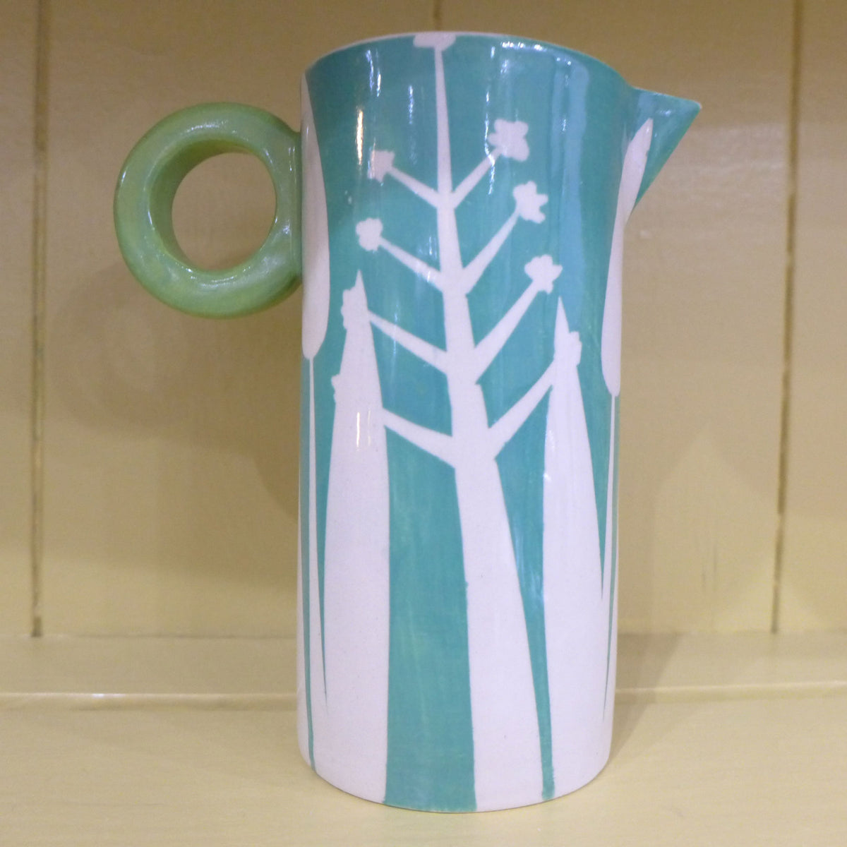 Ken Eardley green jug – Baxters